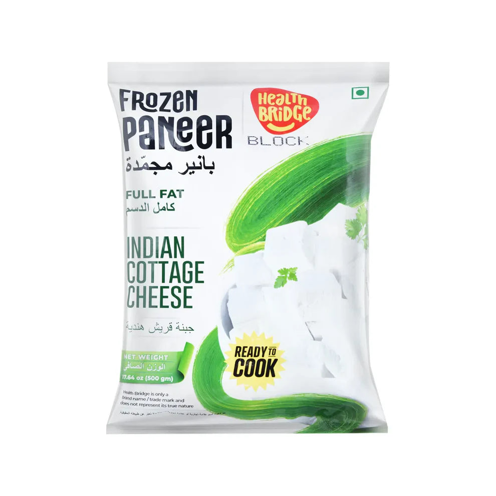 Health Bridge Paneer Cottage Cheese Block (500g) – FoodVera