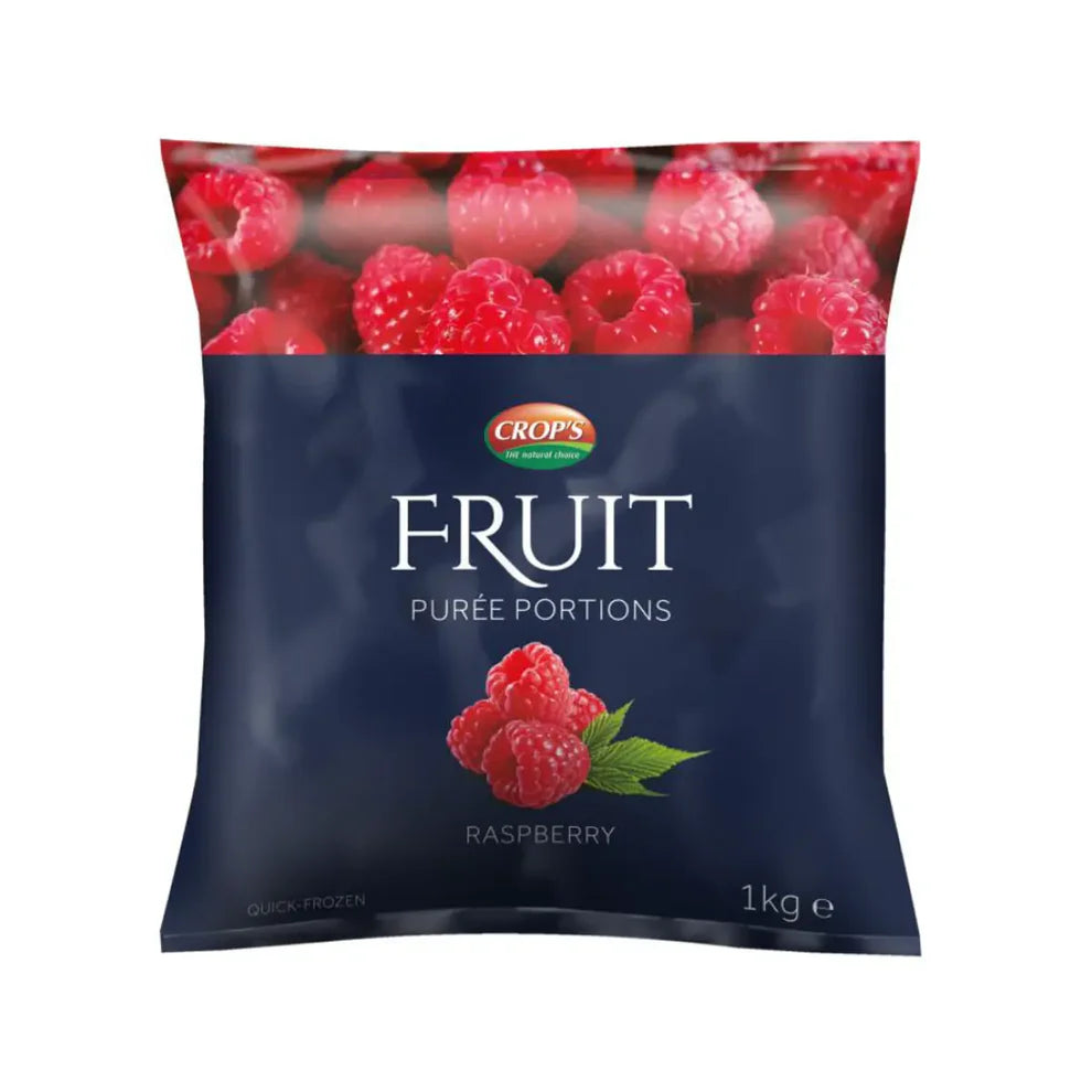 Crop's Raspberry Puree Portions (1kg) – FoodVera
